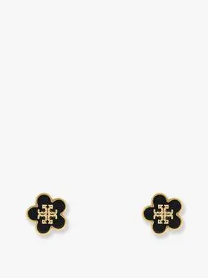 Tory Burch Metal Flower Earrings
