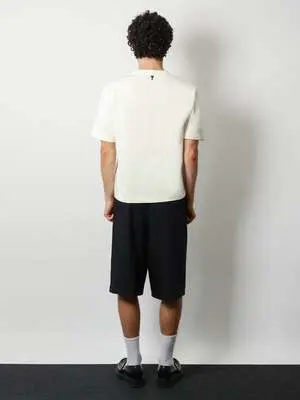 AMI Paris Cotton Tshirt With Frontal Print