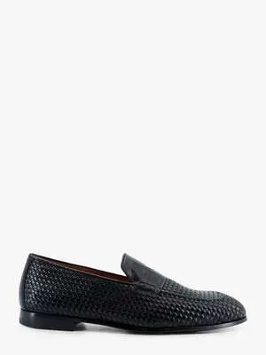 DOUCAL'S Braidy Leather Loafers