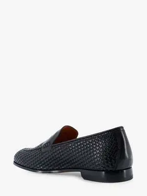 DOUCAL'S Braidy Leather Loafers