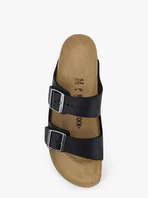 BIRKENSTOCK Arizona Leather Sandals - Black