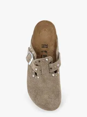 BIRKENSTOCK Boston Rivet Suede Sandals