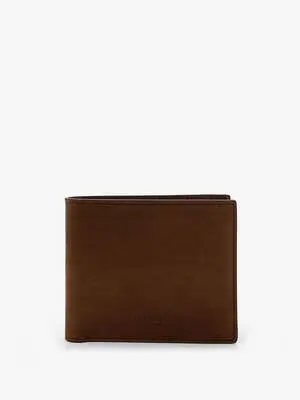 TOM FORD Nubuck Bifold Wallet - Brown