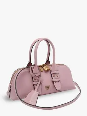Pinko Bowling Escape Leather Handbag