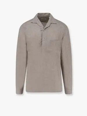 LARDINI Pailan Linen Shirt
