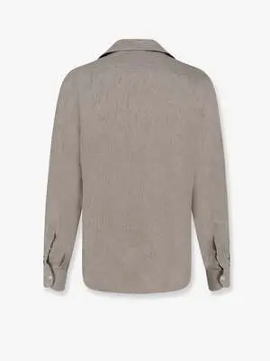 LARDINI Pailan Linen Shirt