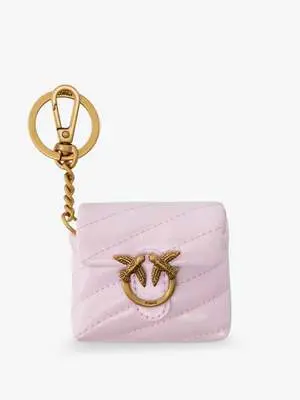 Pinko Leather Airpods Case - Pink