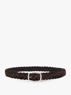 ORTIGNI Suede Belt - Brown
