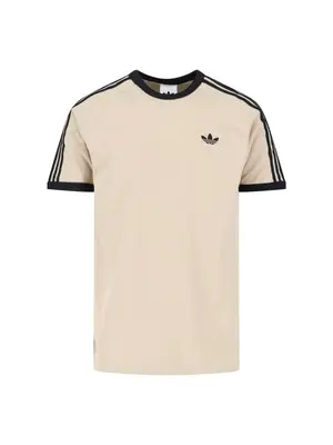 Adidas 3 Stripes' T-shirt - Beige