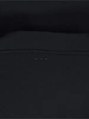 Alaïa Cotton Sweatshirt - Black