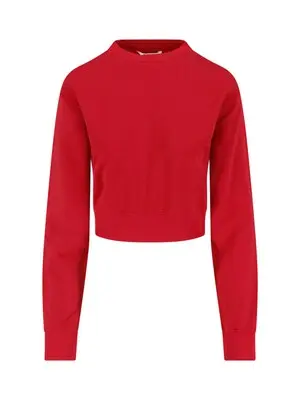 Alaïa Cotton Sweatshirt Red