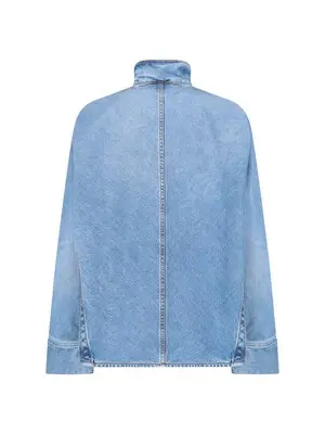 Alaïa Zip Denim Shirt