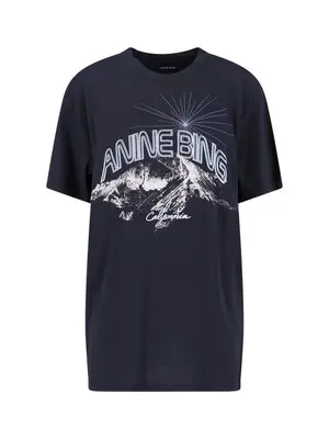 ANINE BING California T-shirt - Black