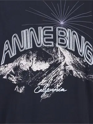 ANINE BING California T-shirt - Black