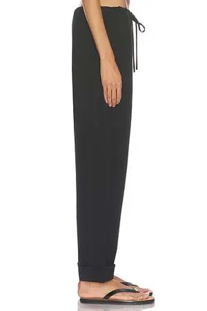 THE ROW Delano Pant - Black