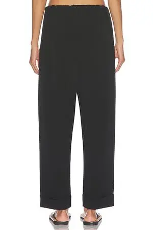 THE ROW Delano Pant - Black