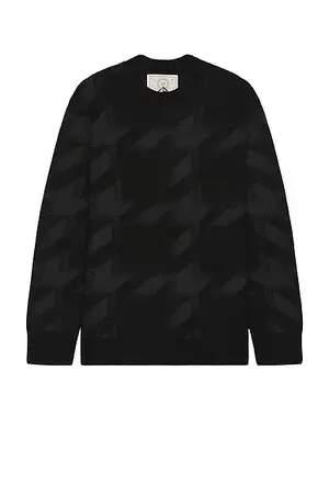 Perfect Moment Cole Crew Neck Sweater With Geometric Pattern