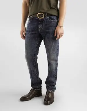 Dolce & Gabbana Slim Fit Denim Trousers - Multicolor