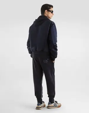 Dolce & Gabbana Cotton Terry Trousers - Blue