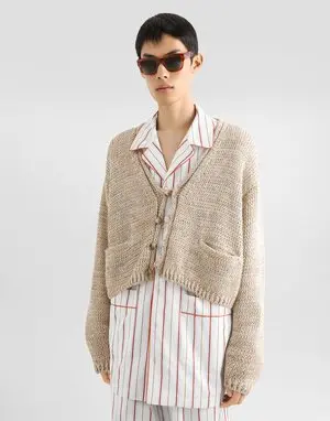 Dolce & Gabbana Cotton-linen Cardigan