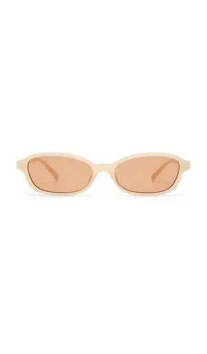 Le Specs Honey Pot Sunglasses - Nude & Chocolate Mono