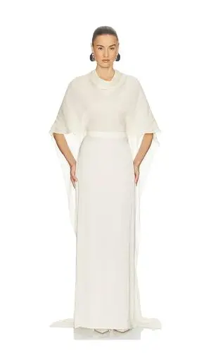 HELSA Mix Media Scarf Dress