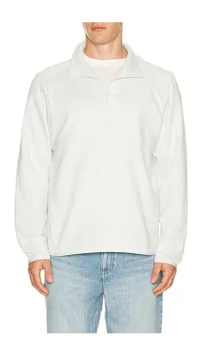 The North Face Performance Fleece 1/4 Zip In Light Grey - Pearl Stone