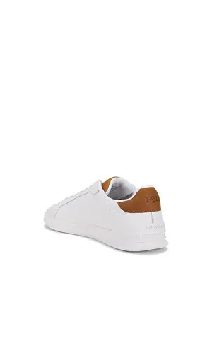 Polo Ralph Lauren Low Top Sneaker - White & Tan
