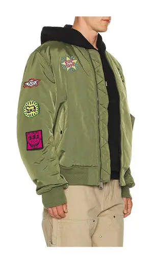 Alpha Industries X Keith Haring Ma-1 Reversible Jacket