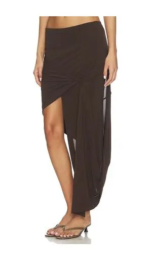 Helmut Lang Twist Drape Skirt