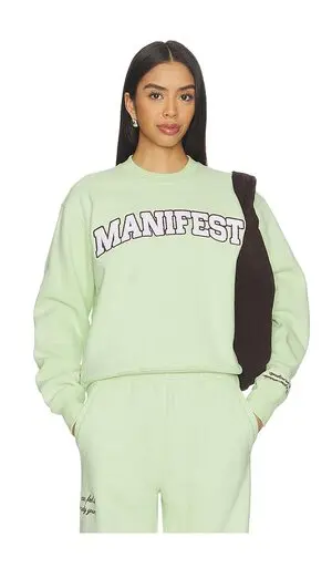 THE MAYFAIR GROUP Manifest Classic Crewneck Sweatshirt - Sage