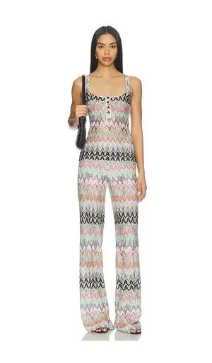 Missoni Tank Top In Pink,blue