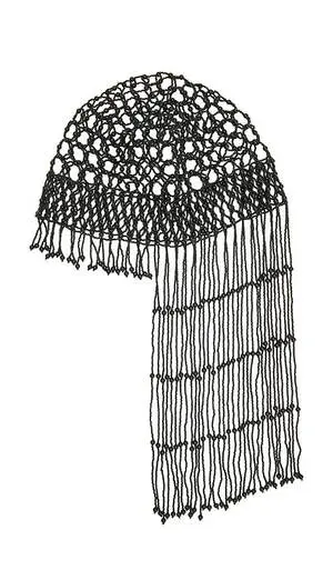 LOVERS AND FRIENDS Liza Beaded Hat - Black
