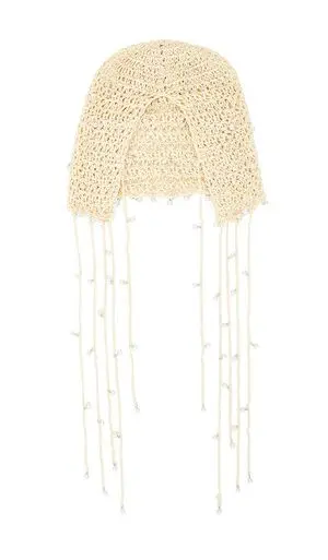 LOVERS AND FRIENDS Mira Crochet Hat - Cream