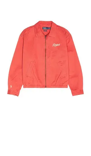 Polo Ralph Lauren Twill Ralph Script Windbreaker Jacket