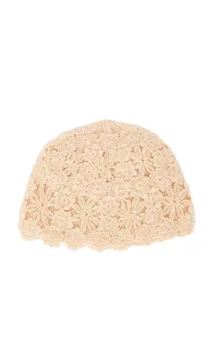 LOVERS AND FRIENDS Juliet Crochet Hat - Ivory