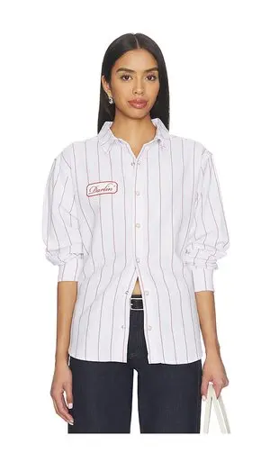 DARLIN Mechanic Button Down Shirt In White