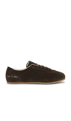COMMON PROJECTS Suede Driving Shoe In Brown - Khaki