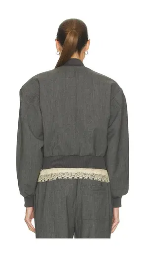 HELSA Wool Blend Bomber Jacket
