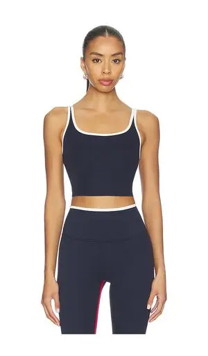 Splits59 Cait Rigor Sports Bra In Navy - Indigo & White