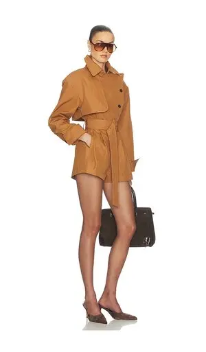 HELSA Short Trench Jumpsuit