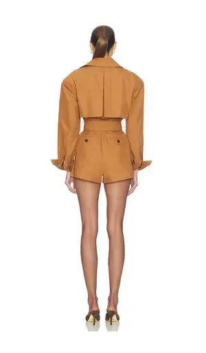 HELSA Short Trench Jumpsuit