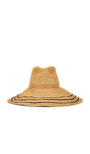 Janessa Leoné Waverly Bucket Hat - Navy & Sand