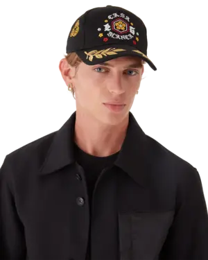 Casablanca Emblem Laurel Embroidered Cap