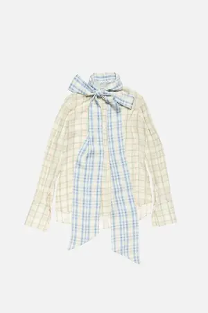 Acne Studios Silk Blouse With Scarf