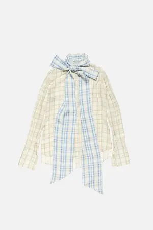 Acne Studios Silk Blouse With Scarf