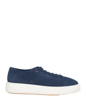 Santoni Sneakers Size Leather - Navy