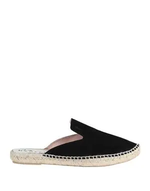 Manebí Leather Espadrilles - Black