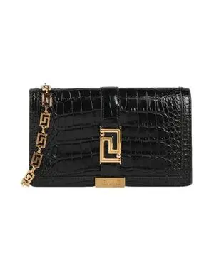 Versace Cross-body Bag Calfskin - Black