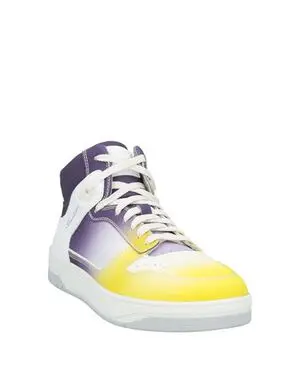 Santoni Light Leather High-top Sneakers - Yellow